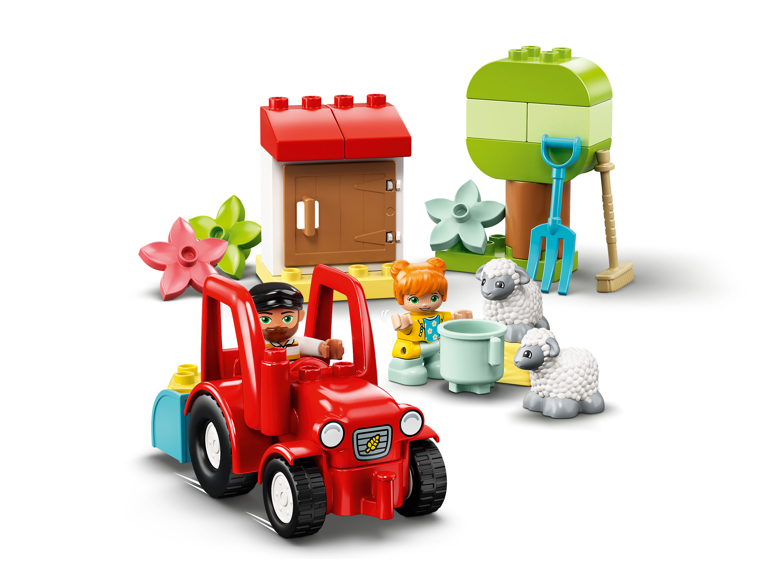 Конструктор LEGO DUPLO® (ДУПЛО) 10950 Фермерский трактор и животные ...