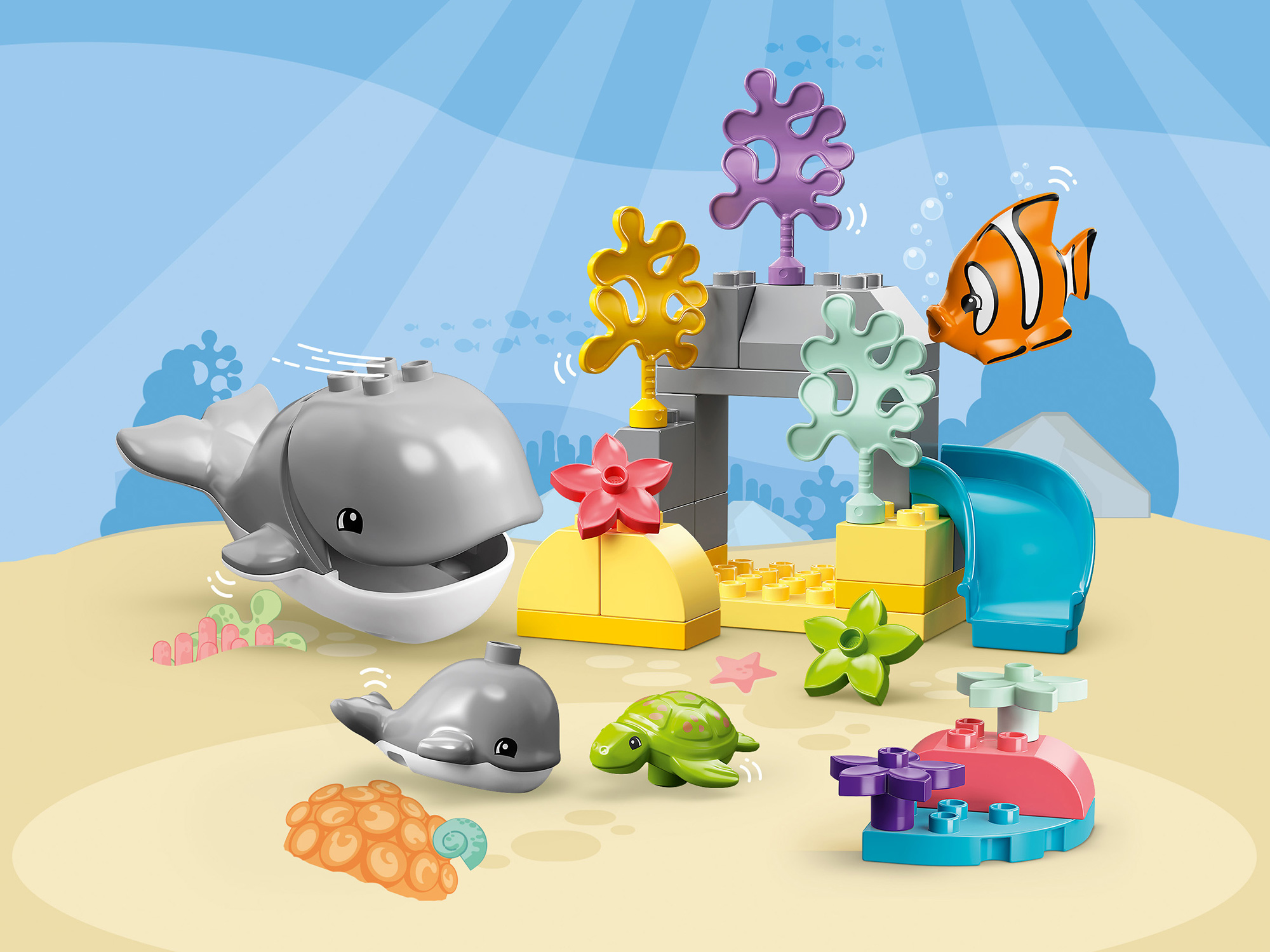 Конструктор LEGO DUPLO® (ДУПЛО) 10972 Обитатели океана - купить в Сети ...